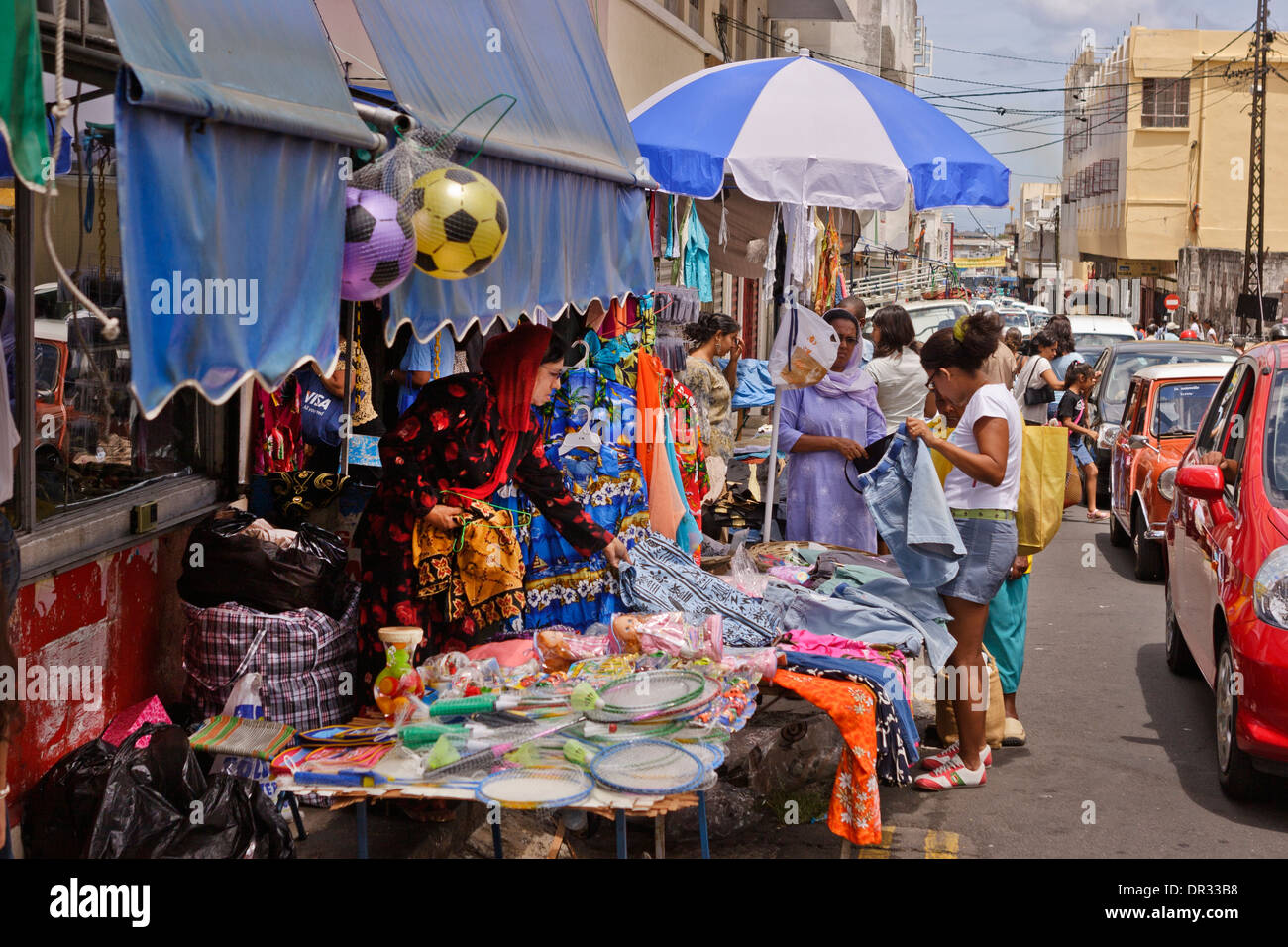 Street market, Port Louis, Mauritius Stock Photo - Alamy