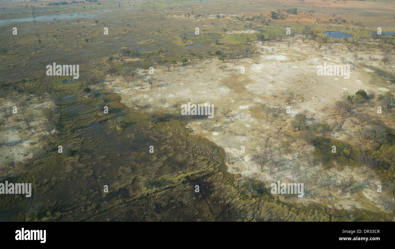 Okavango delta aerial view hi-res stock photography and images - Alamy