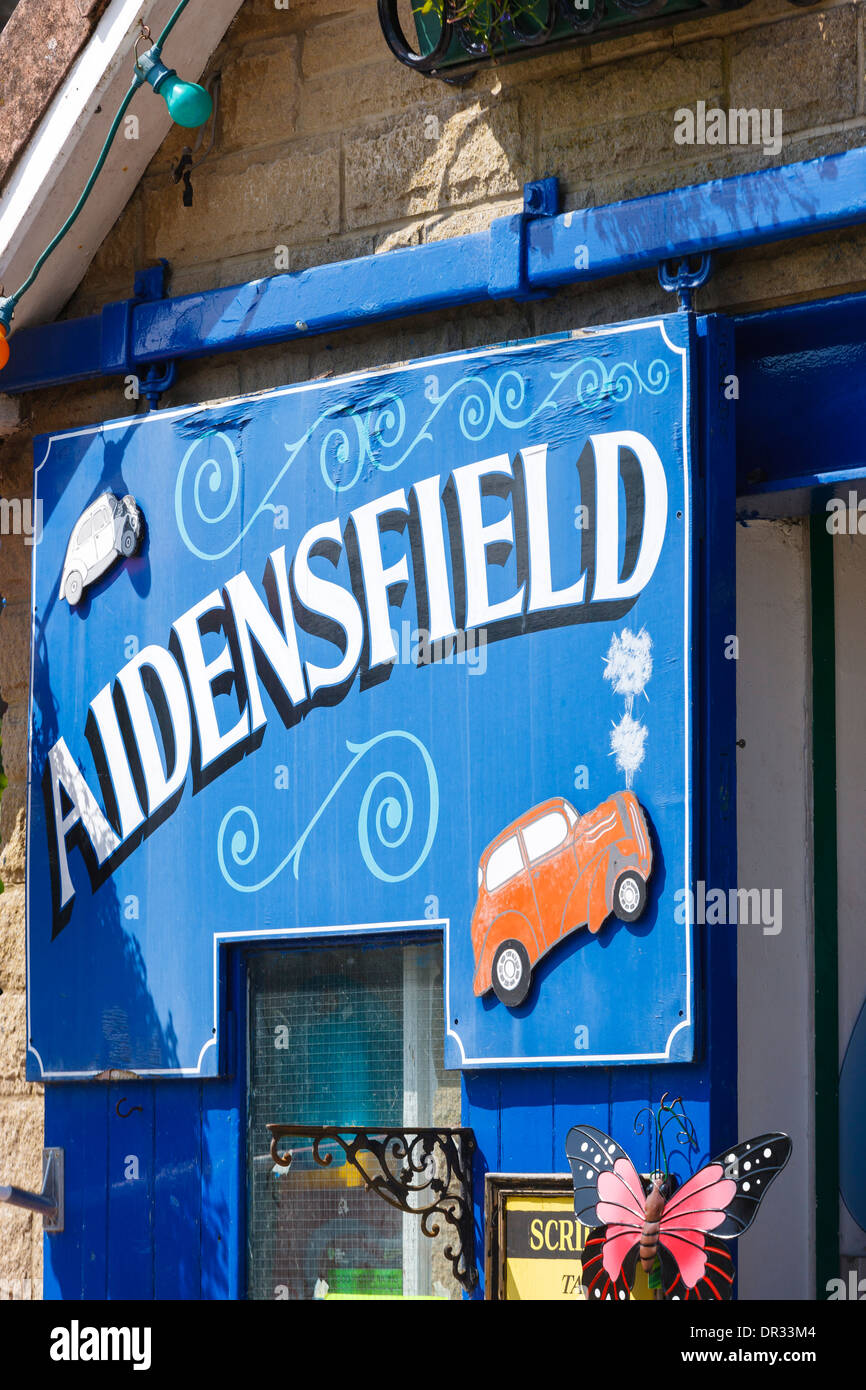 Aidensfield Garage Goathland Scarborough North Yorkshire England Stock ...