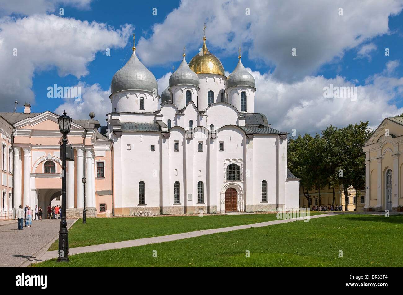 Saint Sophia Cathedral at Novgorod Kremlin. Cathedral was built between ...