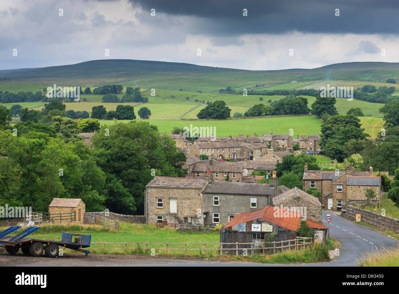 Hawes Wensleydale Richmondshire North Yorkshire England Stock Photo - Alamy