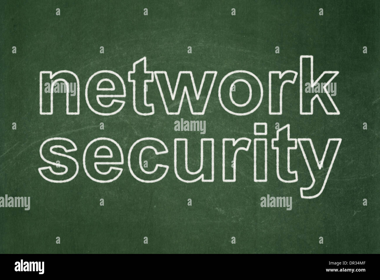 Privacy concept: Network Security on chalkboard background Stock Photo - Alamy