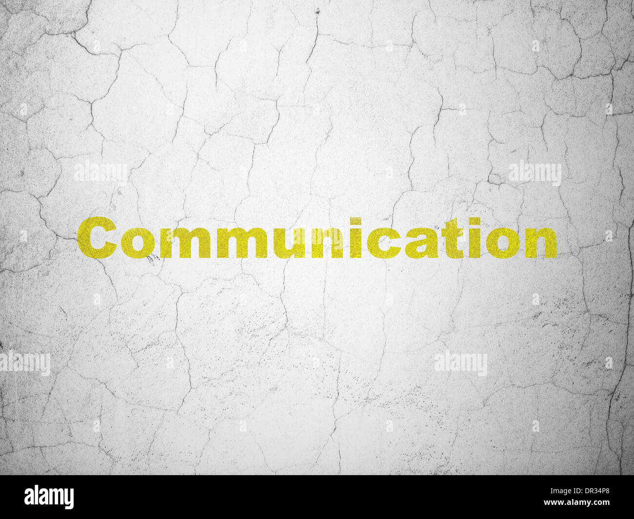 Marketing concept: Communication on wall background Stock Photo - Alamy