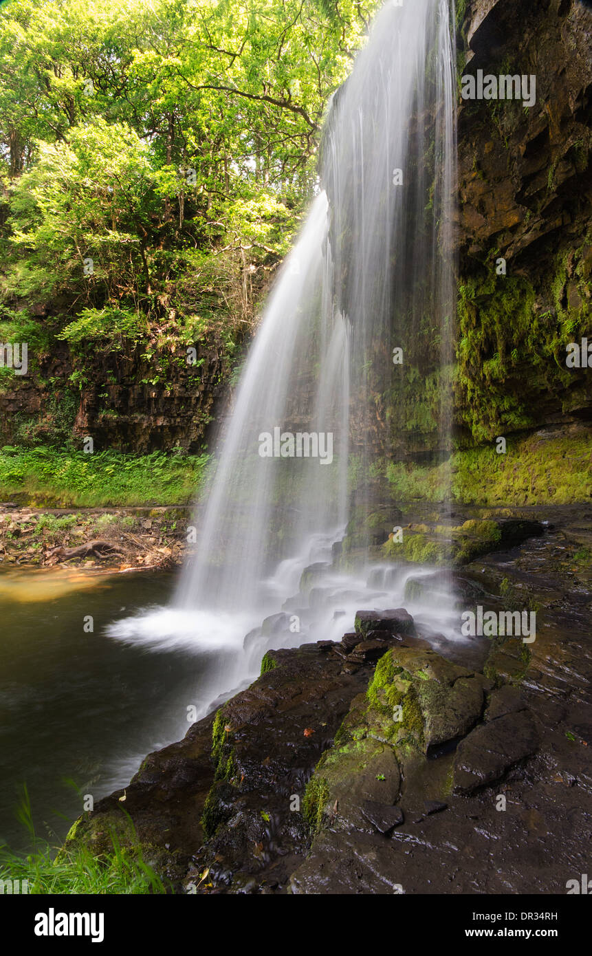 Brecon Beacon waterfall Stock Photo - Alamy