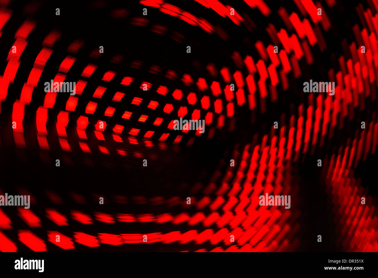 Red lights an LED wall Stock Photo - Alamy