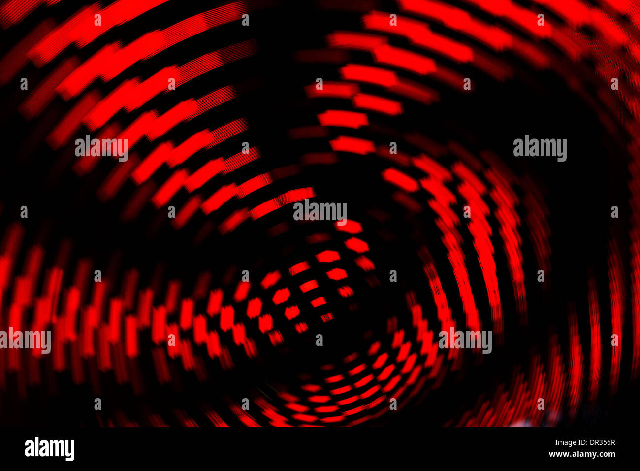 Red lights an LED wall Stock Photo - Alamy