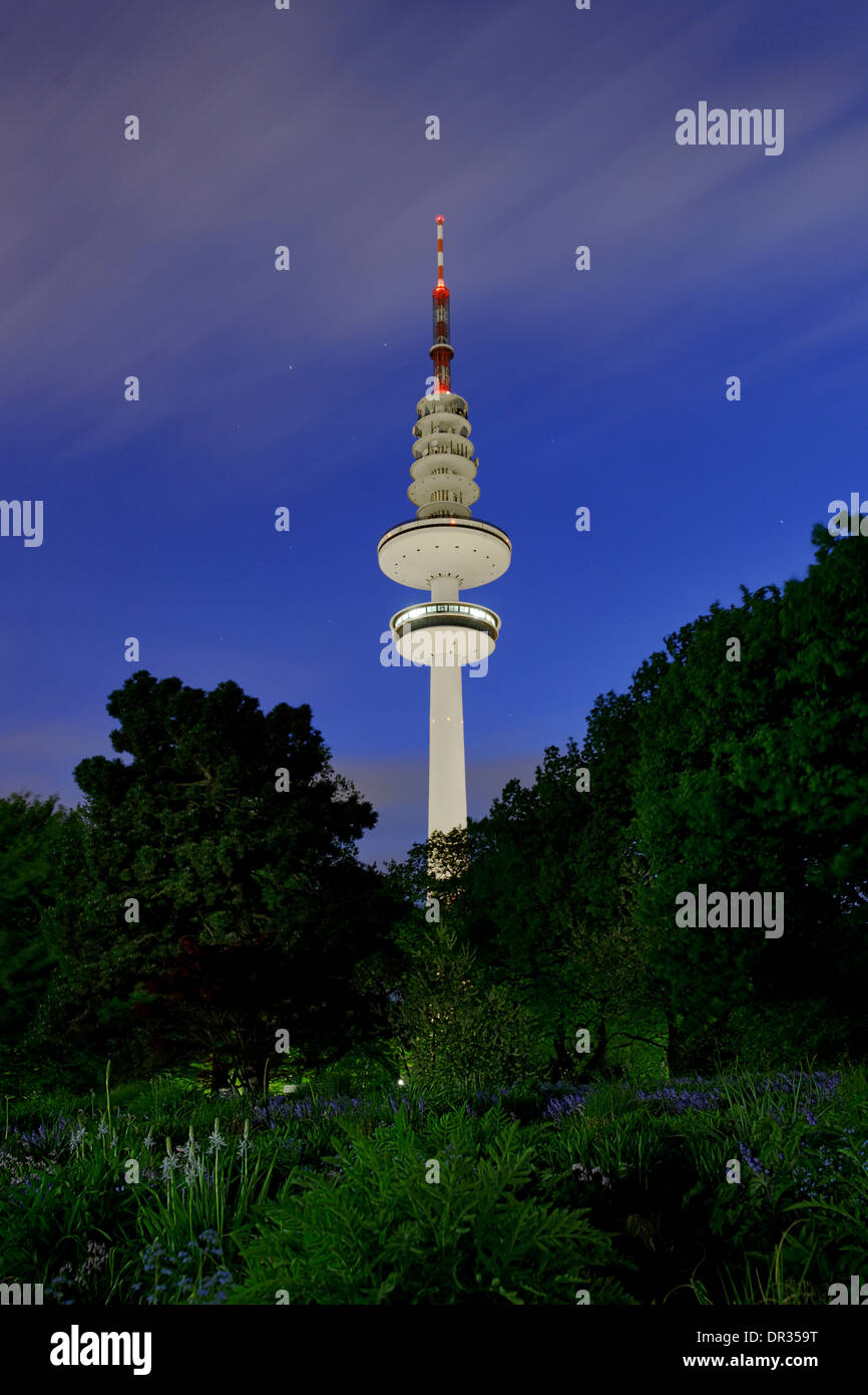 Tv tower at night hi-res stock photography and images - Alamy