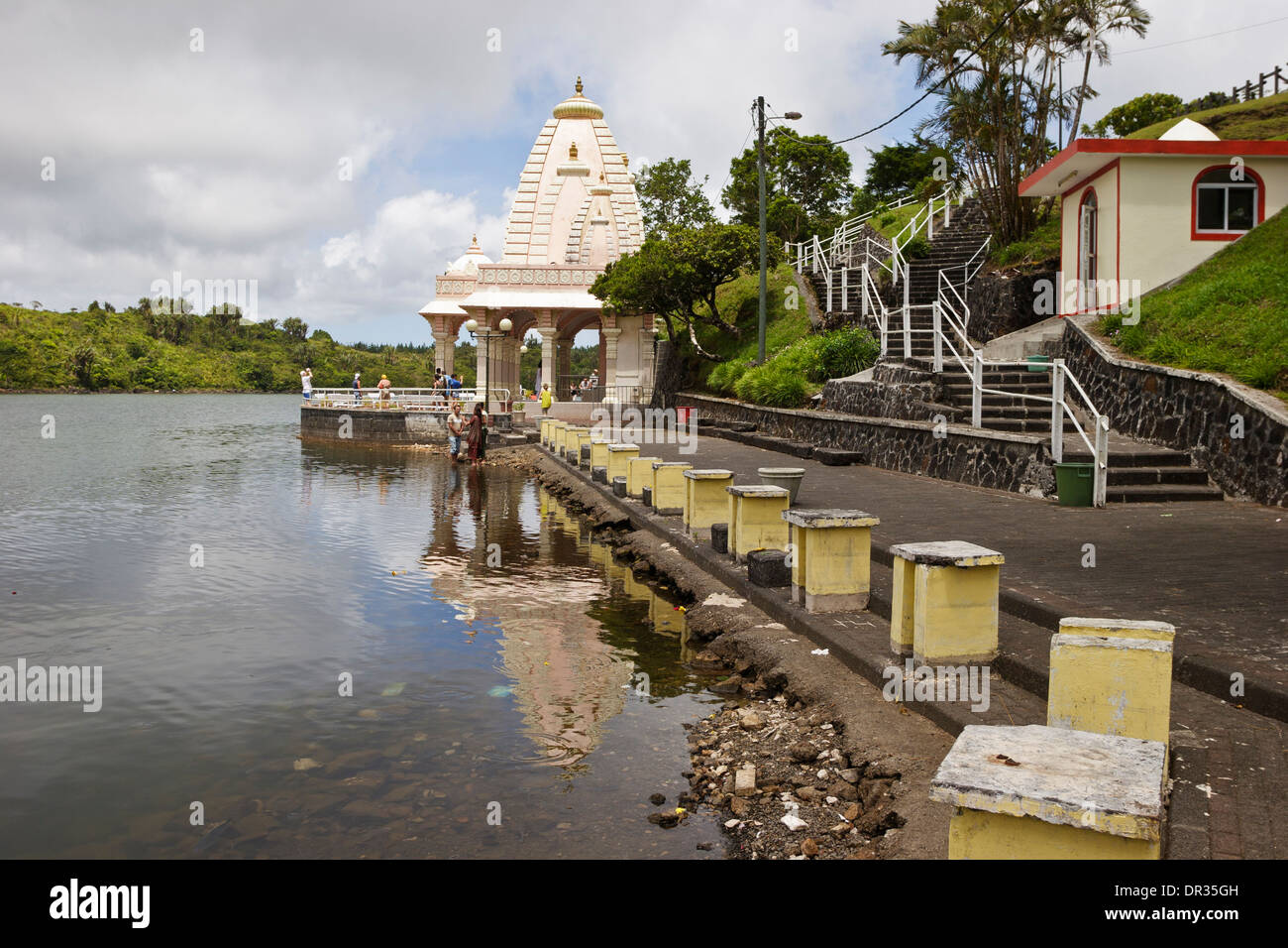 Main Hindu Temple in Grand Bassin, Mauritius Stock Photo - Alamy