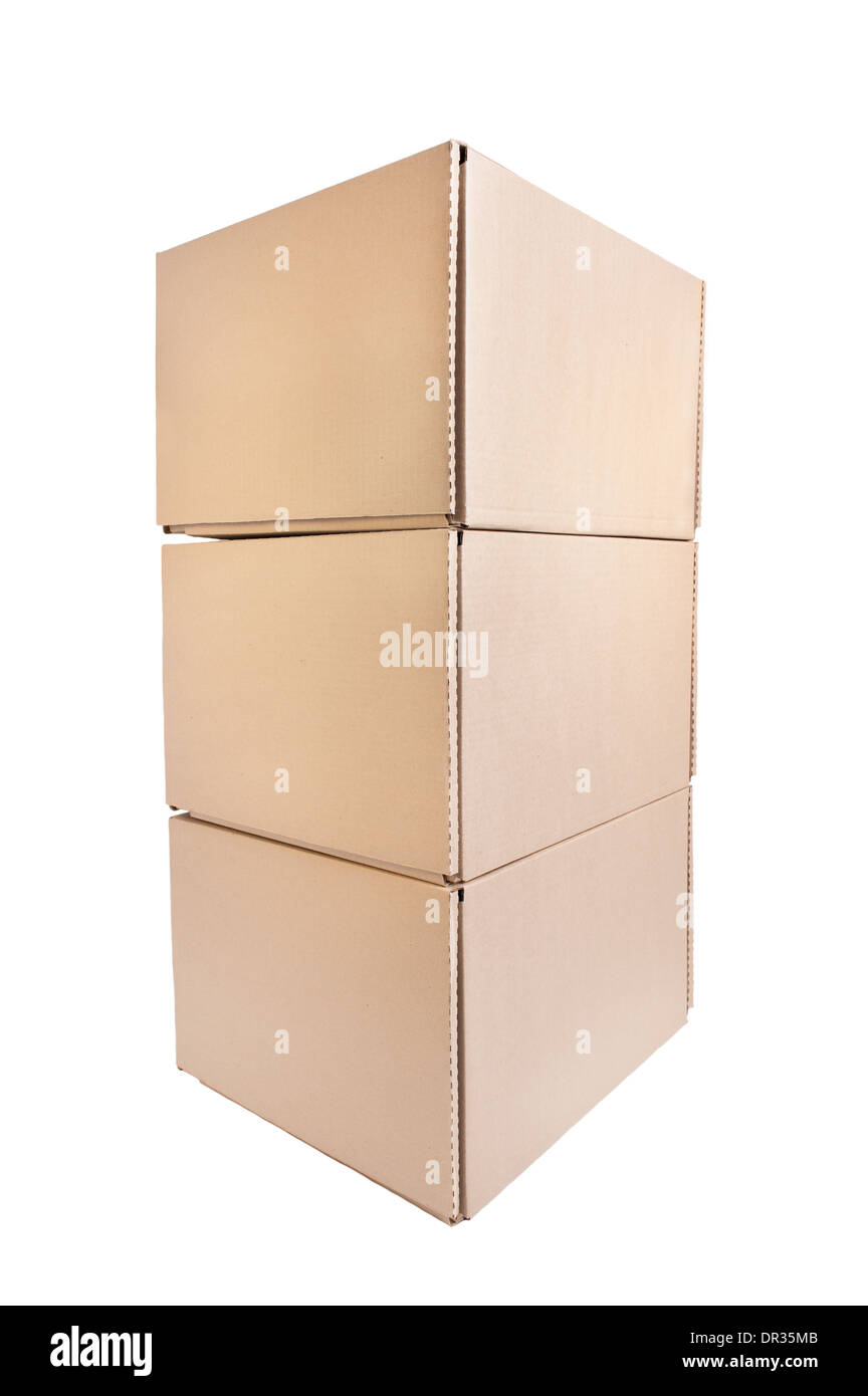 Industrial warehouse boxes Cut Out Stock Images & Pictures - Alamy