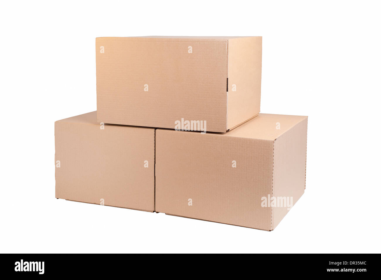 Stack of cardboard boxes Stock Photo - Alamy
