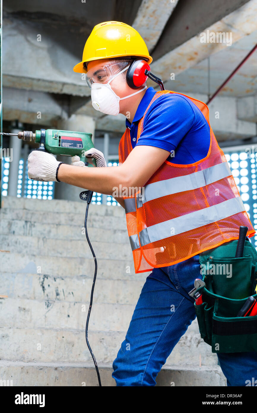 Builder mask hi-res stock photography and images - Alamy