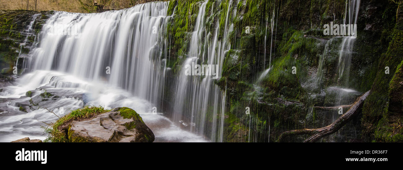 Brecon Beacon waterfall Stock Photo - Alamy