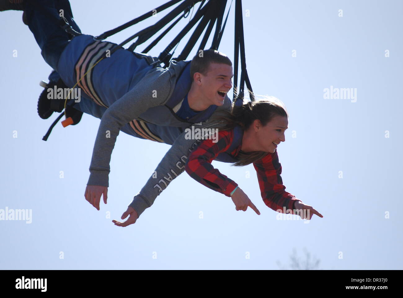 Dallas, USA. 18th Jan 2014. Zero Gravity was packed on this clear and ...