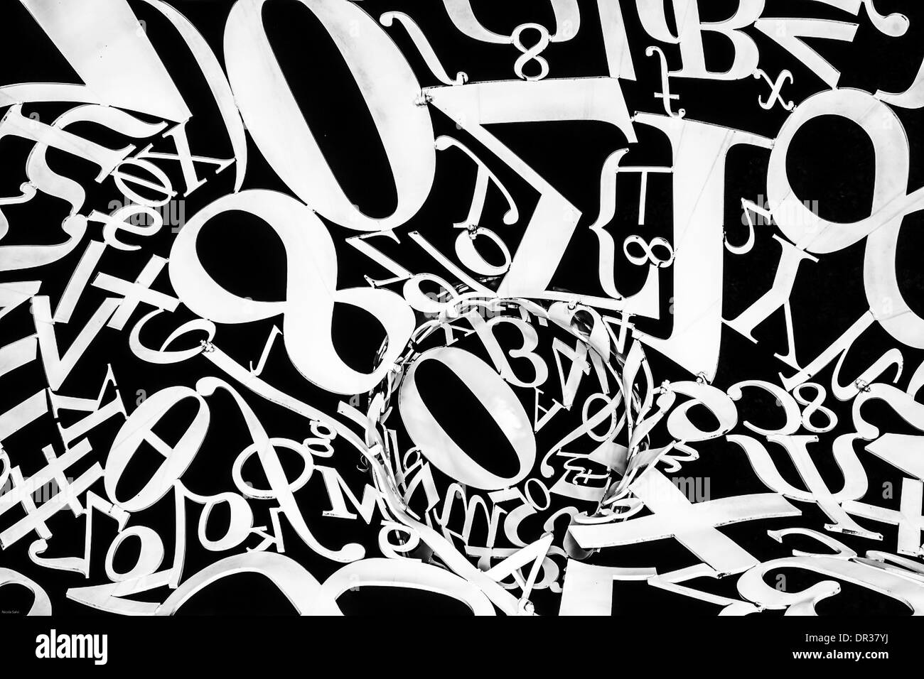 Numbers and Chaos - From a sculpture in the MIT campus in Cambridge ...