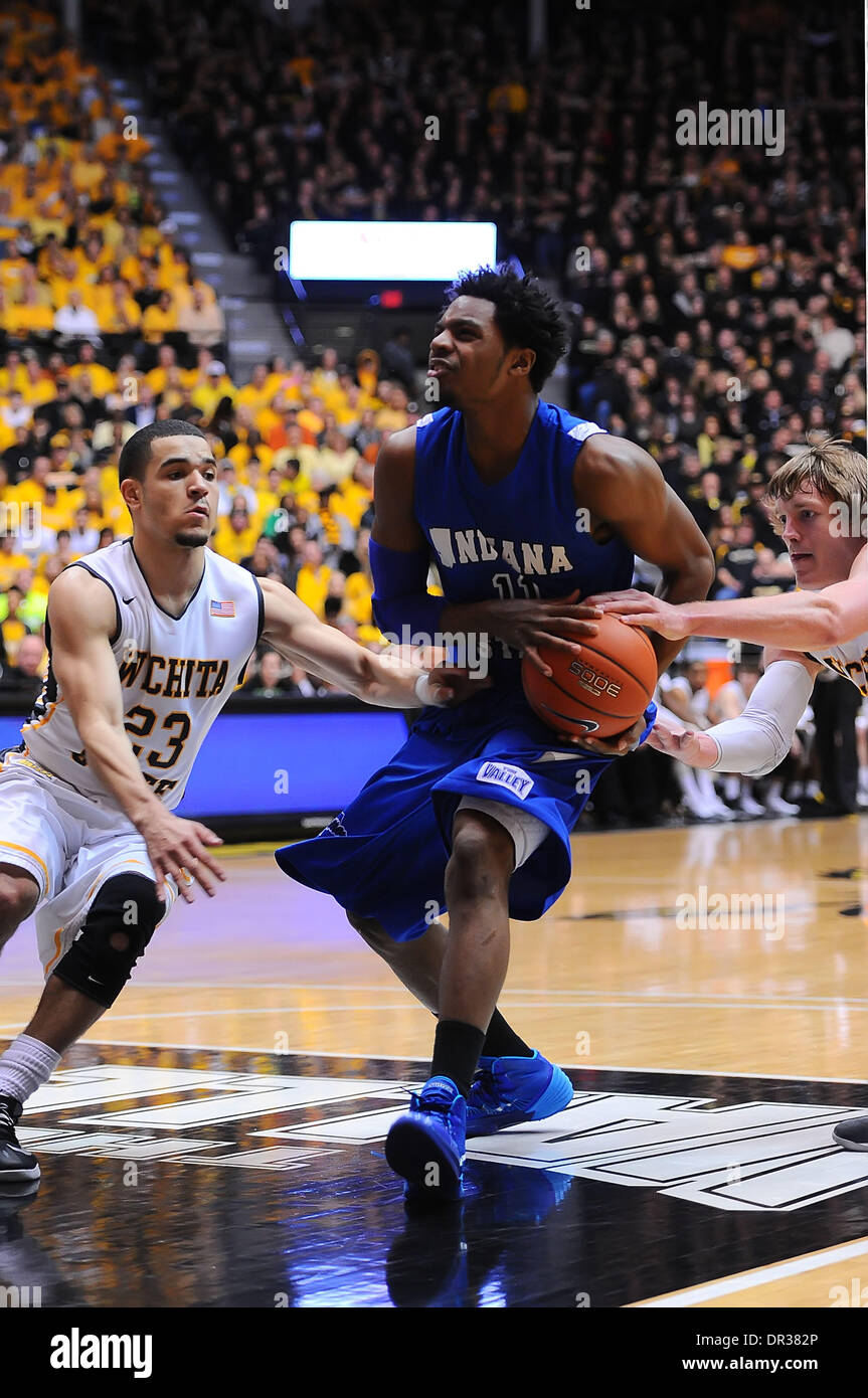 Wichita, Kansas, USA. 18th Jan, 2014. January 18, 2014: Indiana State ...