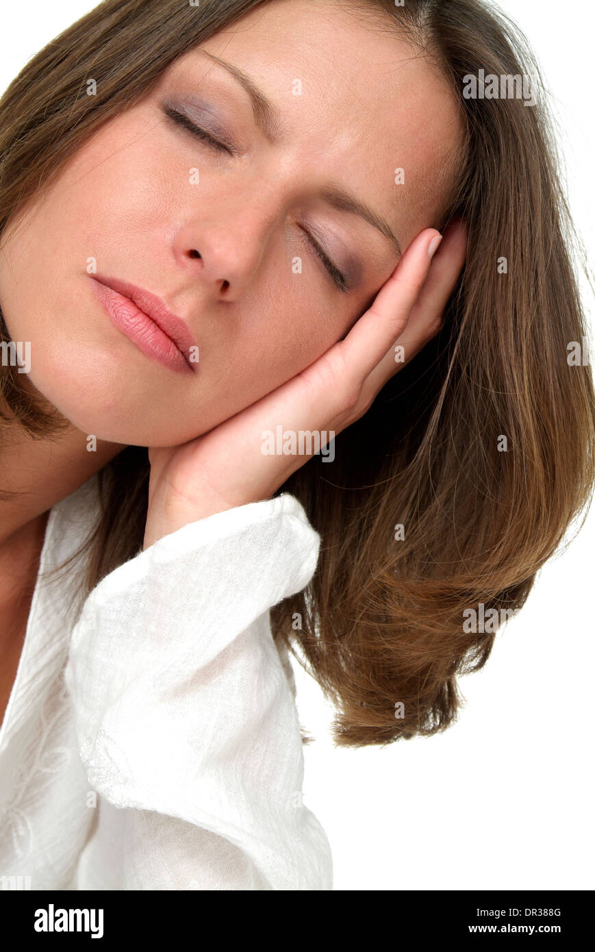 Face of a woman Stock Photo - Alamy