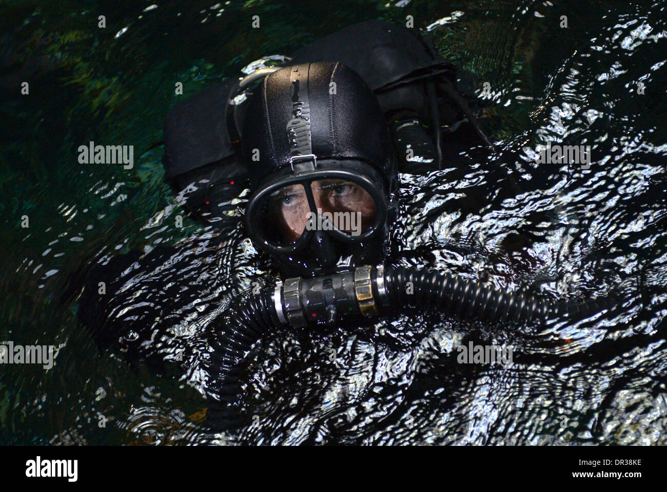 Vancouver, Canada. 19th Jan, 2014. Royal Canadian Navy diver Andy O ...
