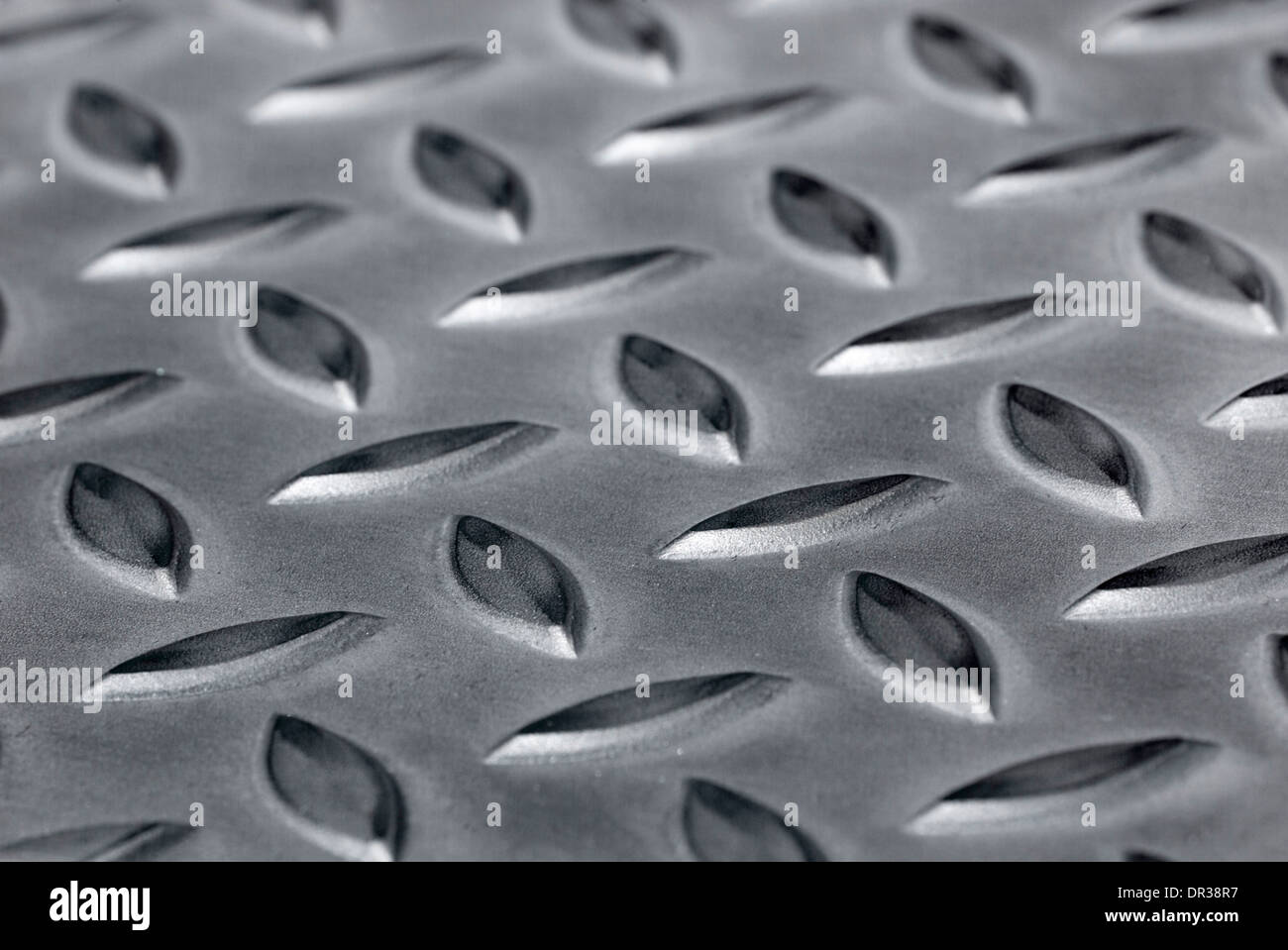 Stainless steel chequer plate Stock Photo - Alamy