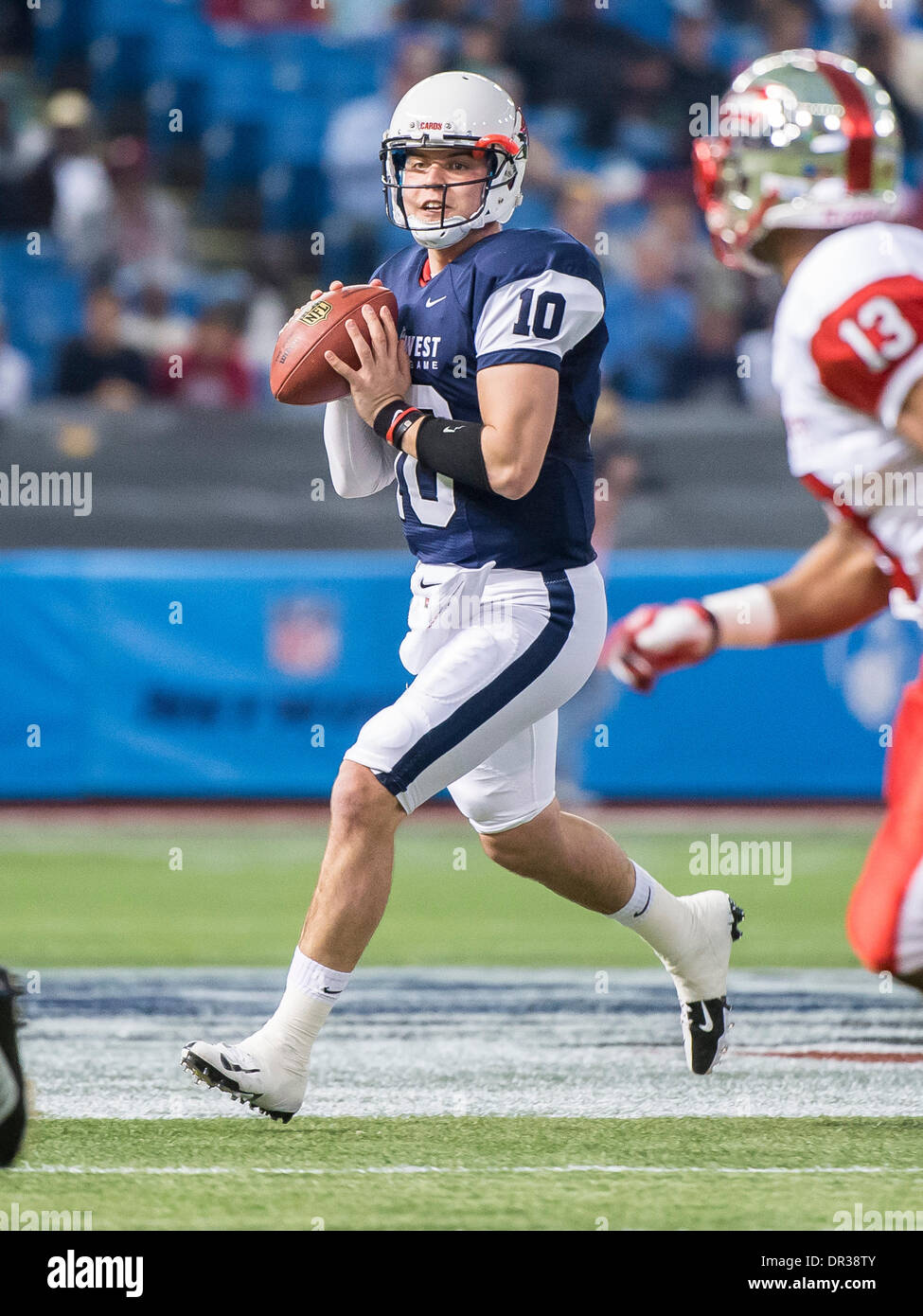 St Petersburg, Florida, USA. 18th Jan 2014. West quarterback Keith ...