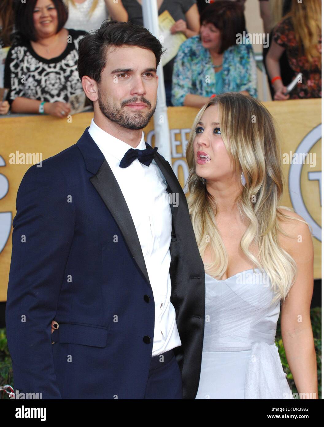 Los Angeles, CA, USA. 18th Jan, 2014. Kaley Cuoco, Ryan Sweeting at ...
