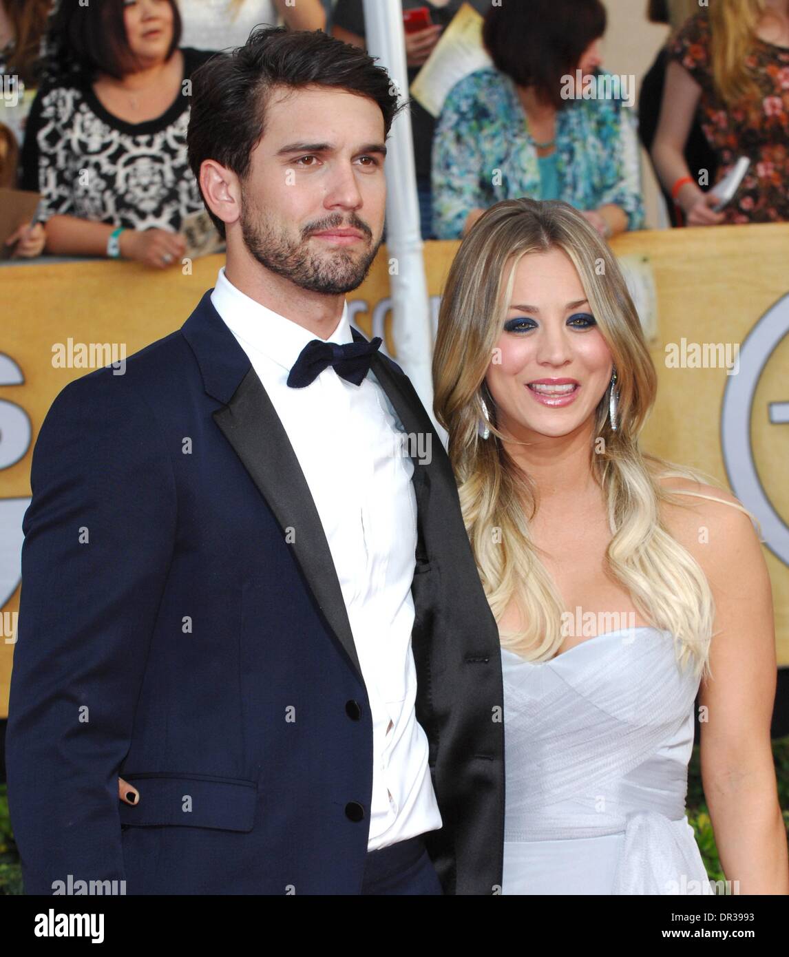Los Angeles, CA, USA. 18th Jan, 2014. Kaley Cuoco, Ryan Sweeting at ...