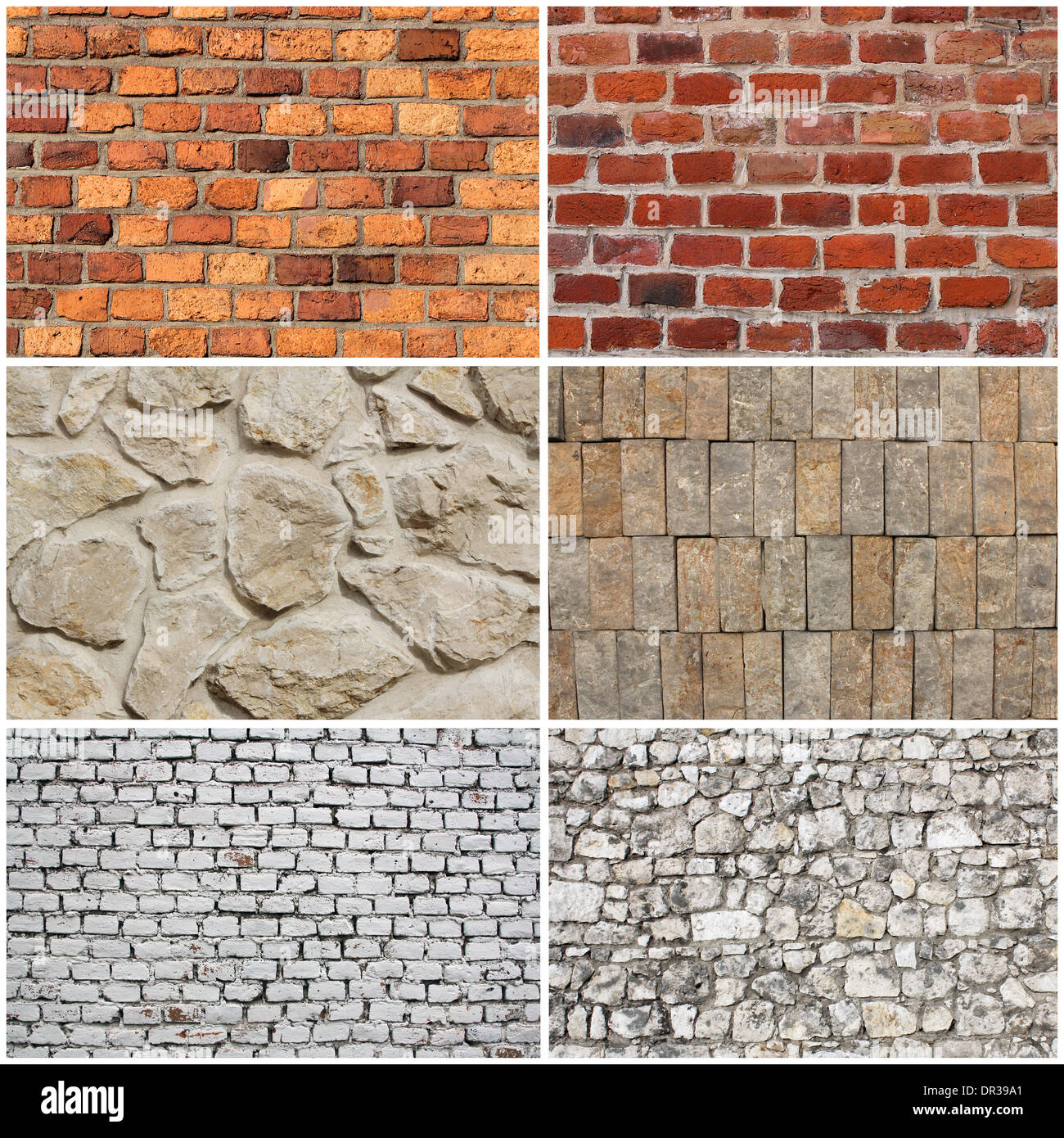 set of different wall texture Stock Photo - Alamy