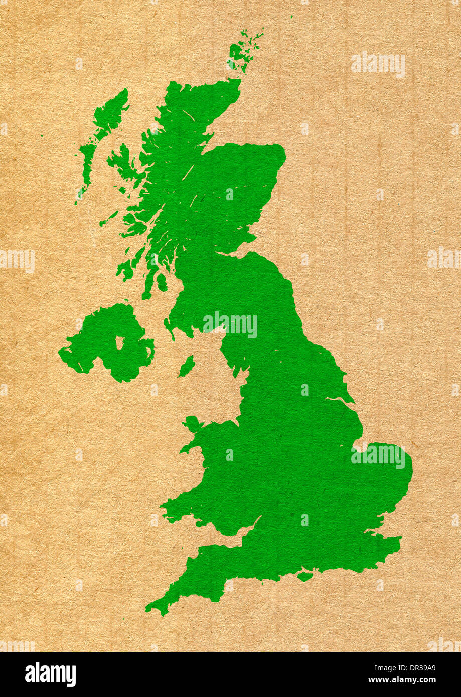 Detailed Map Of Britain Stock Photos & Detailed Map Of Britain Stock ...