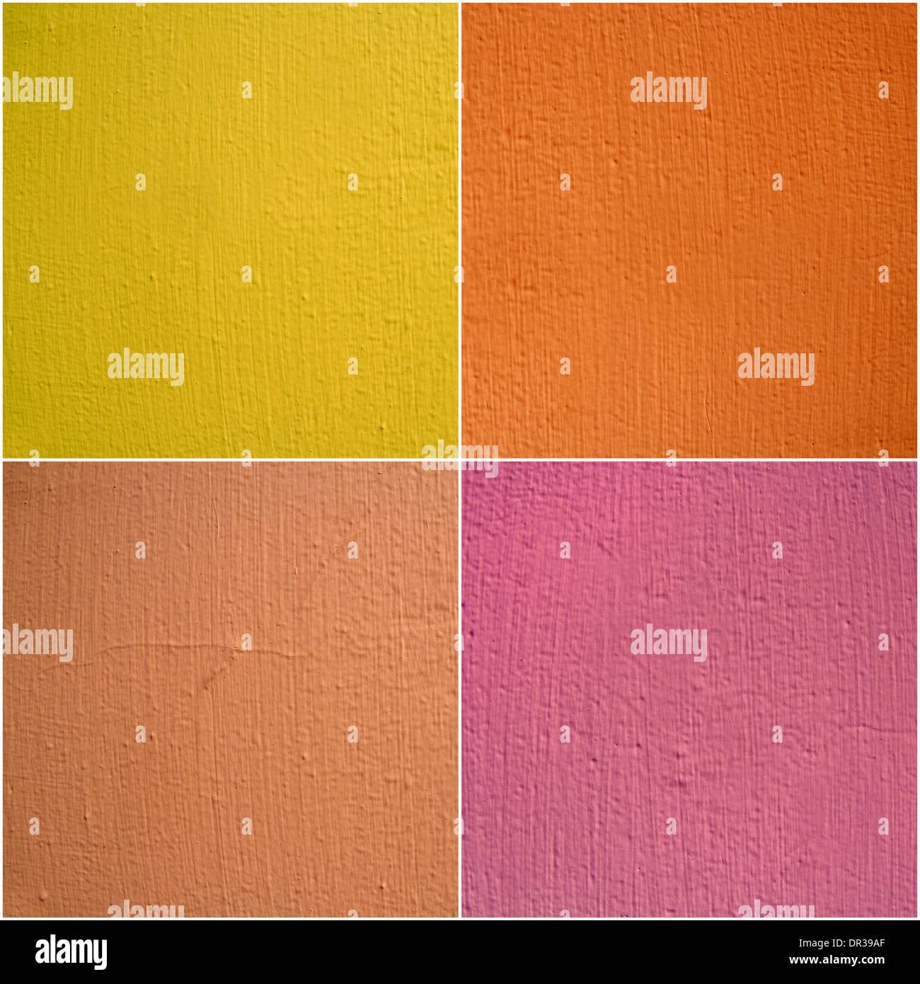 set of colorful paint wall texture Stock Photo - Alamy