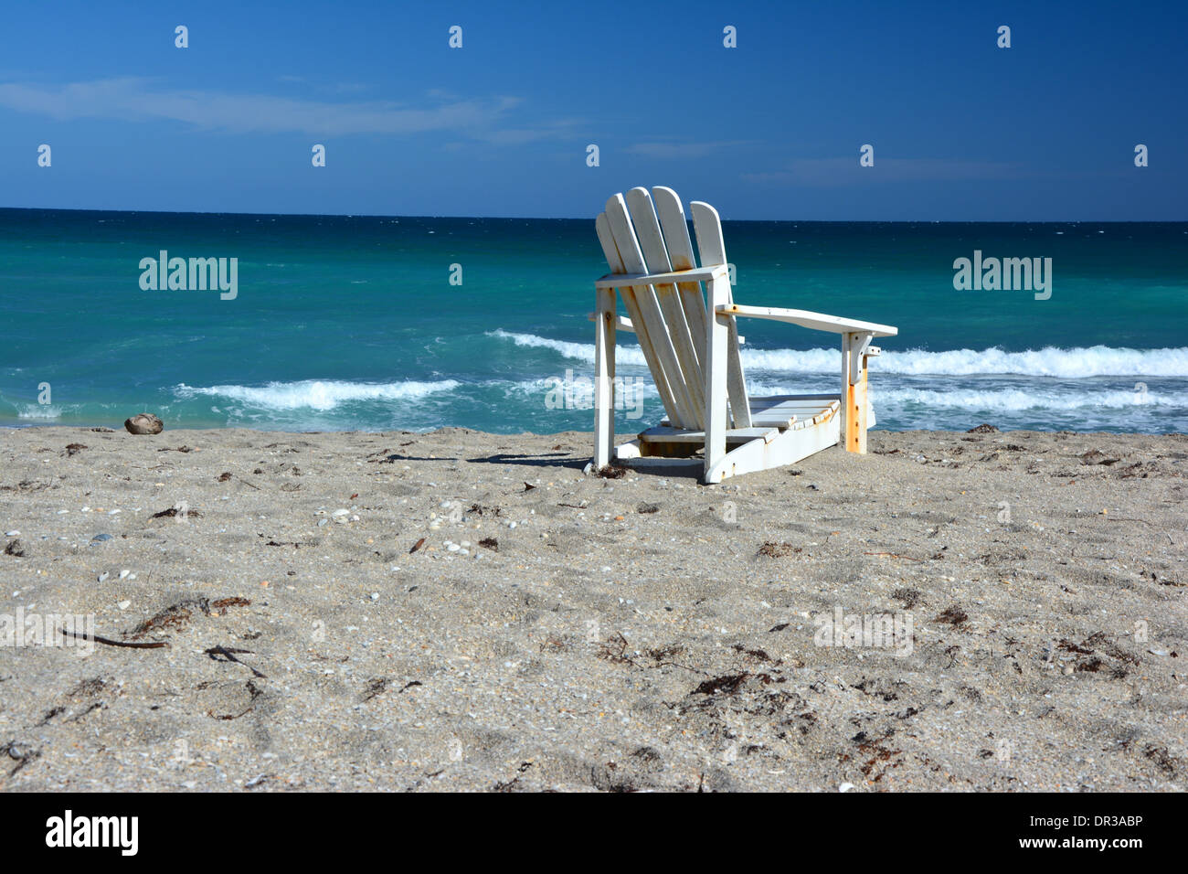 The Chair on the Beach Stock Photo - Alamy