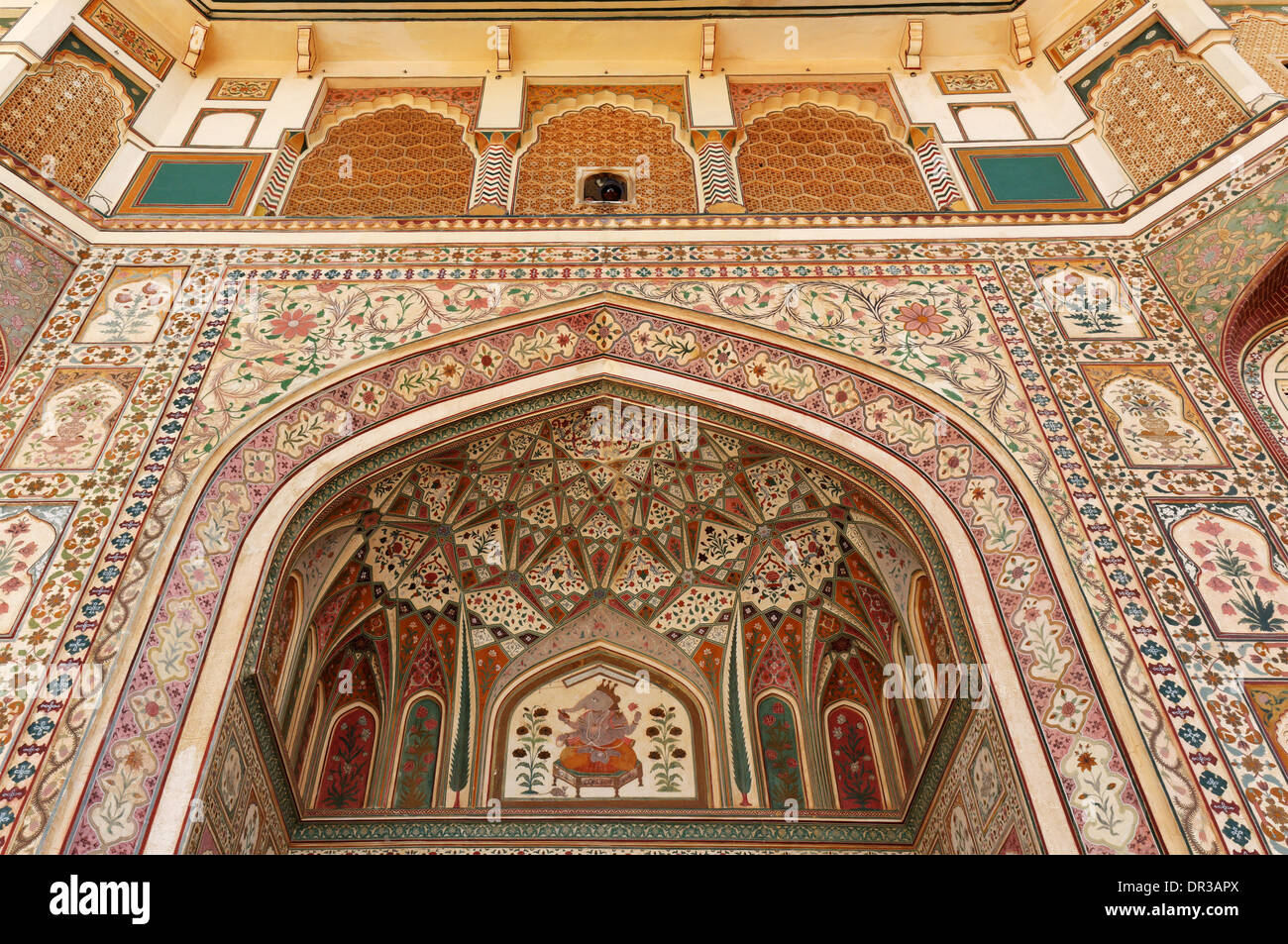 Ganesh Pol Amber Fort, Jaipur, Rajasthan, india Stock Photo - Alamy