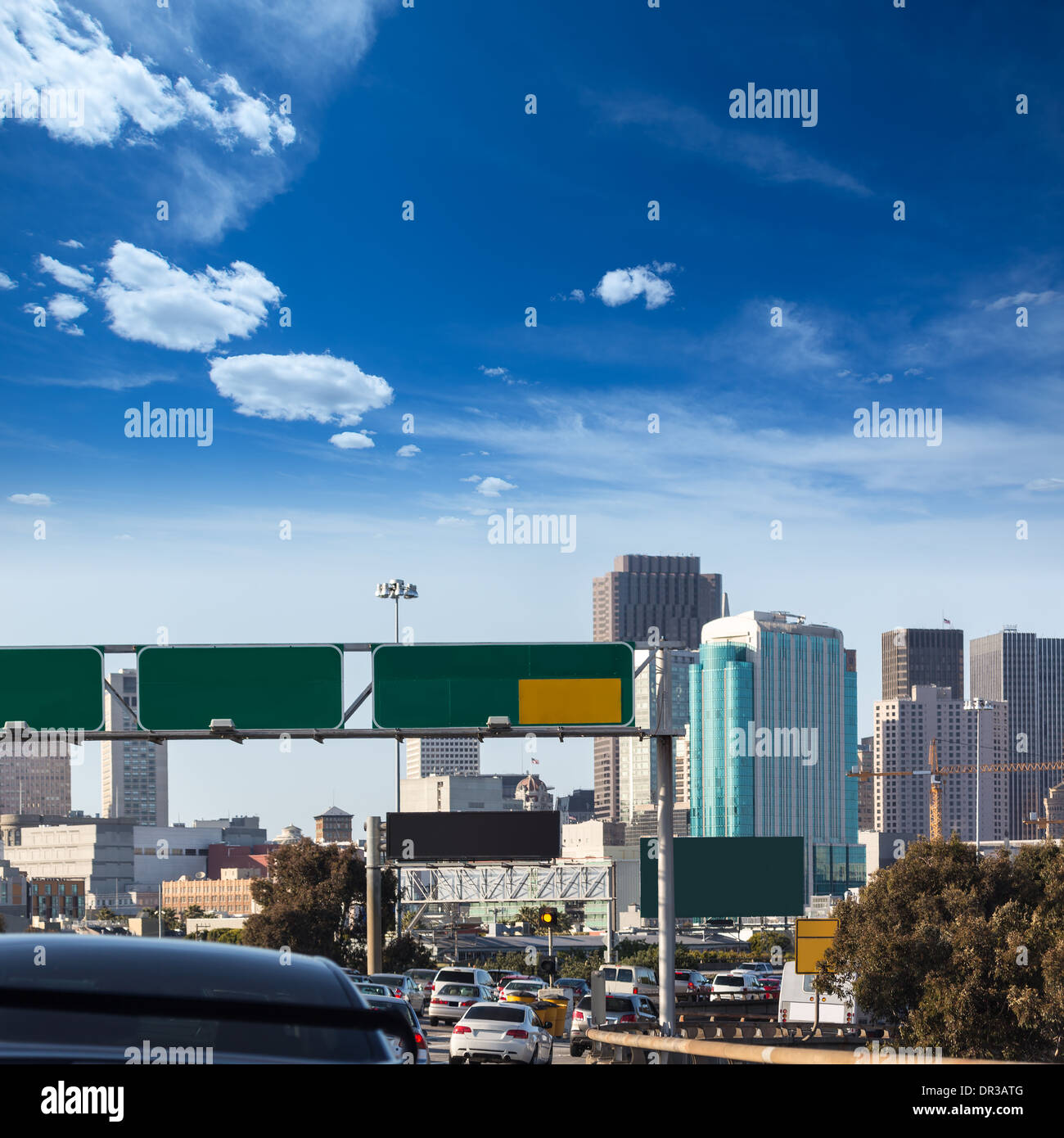 Usa rush hour traffic blue sky hi-res stock photography and images - Alamy