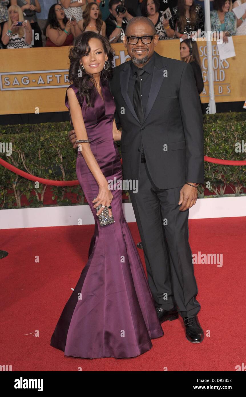 Los Angeles, CA, USA. 18th Jan, 2014. Keisha Whitaker, Forest Whitaker ...
