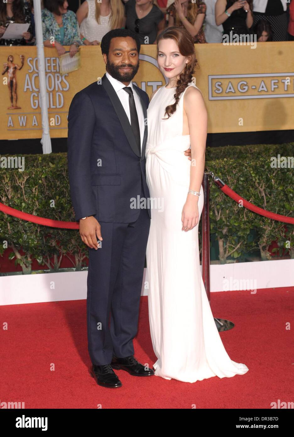 Los Angeles, CA, USA. 18th Jan, 2014. Chiwetel Ejiofor, Sari Mercer at ...
