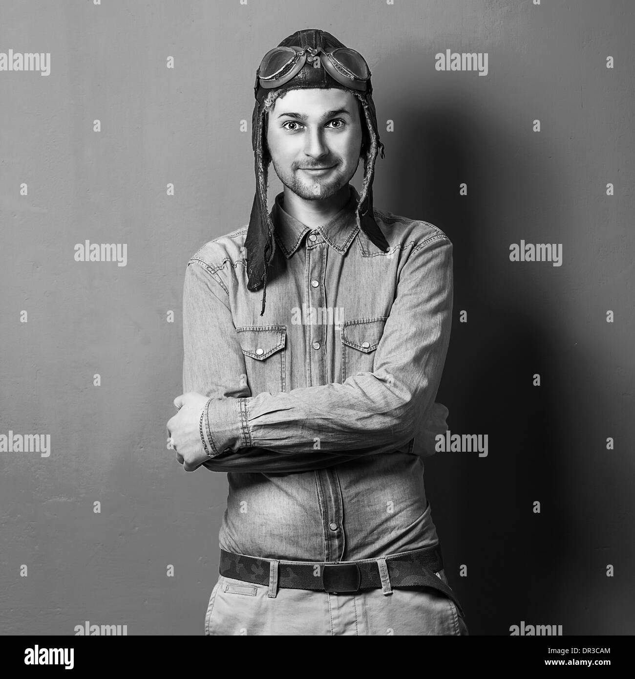 Hands big man Black and White Stock Photos & Images - Alamy