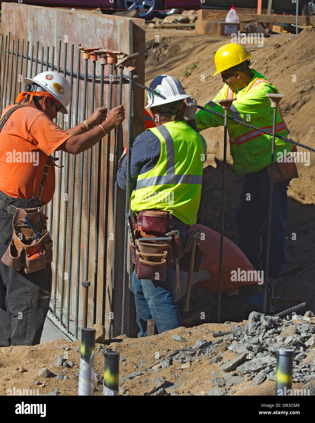 Construction Lifting Rebar High Resolution Stock Photography and Images ...