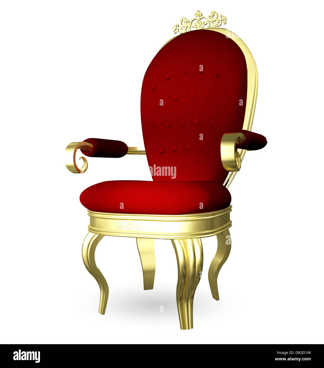 Red gold throne hi-res stock photography and images - Alamy