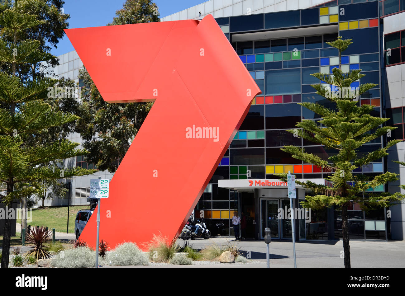 The Channel 7 Building in Stadium Precinct, in Melbourne's Docklands ...