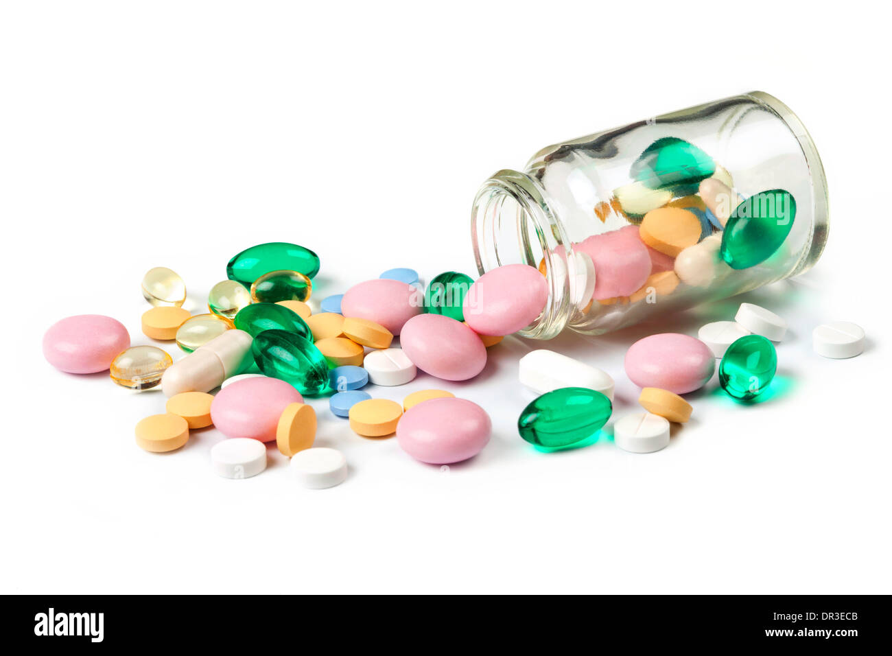 Spilled Pills Clipart