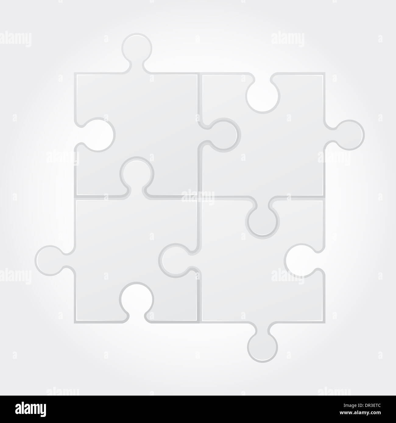square puzzle illustration isolated on white background Stock Photo - Alamy