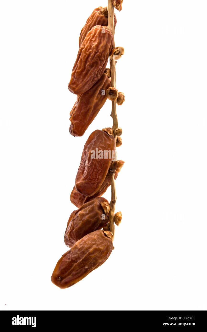 Dry dates isolated on white background Stock Photo - Alamy