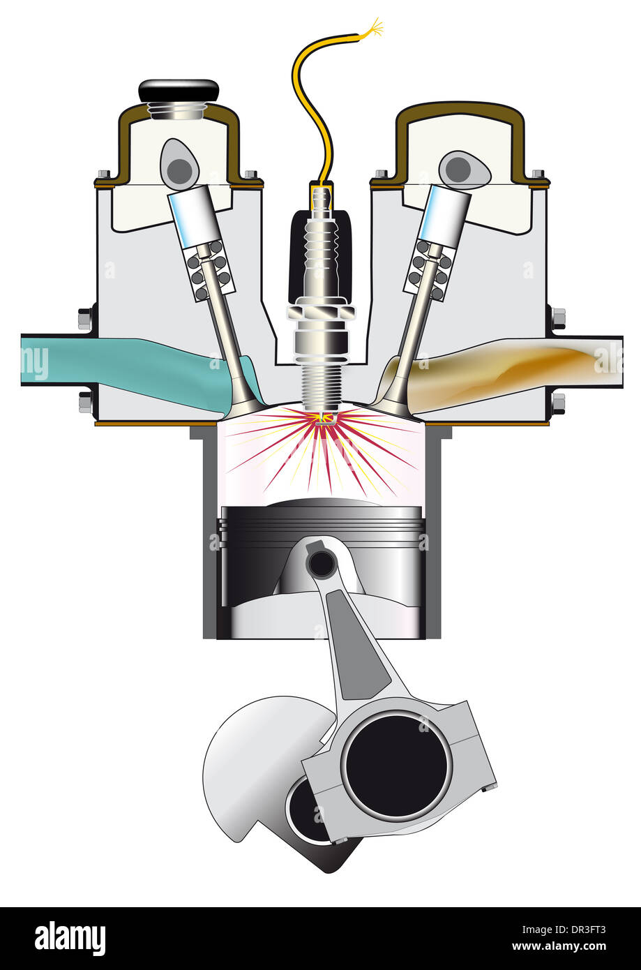 Four stroke engine hi-res stock photography and images - Alamy