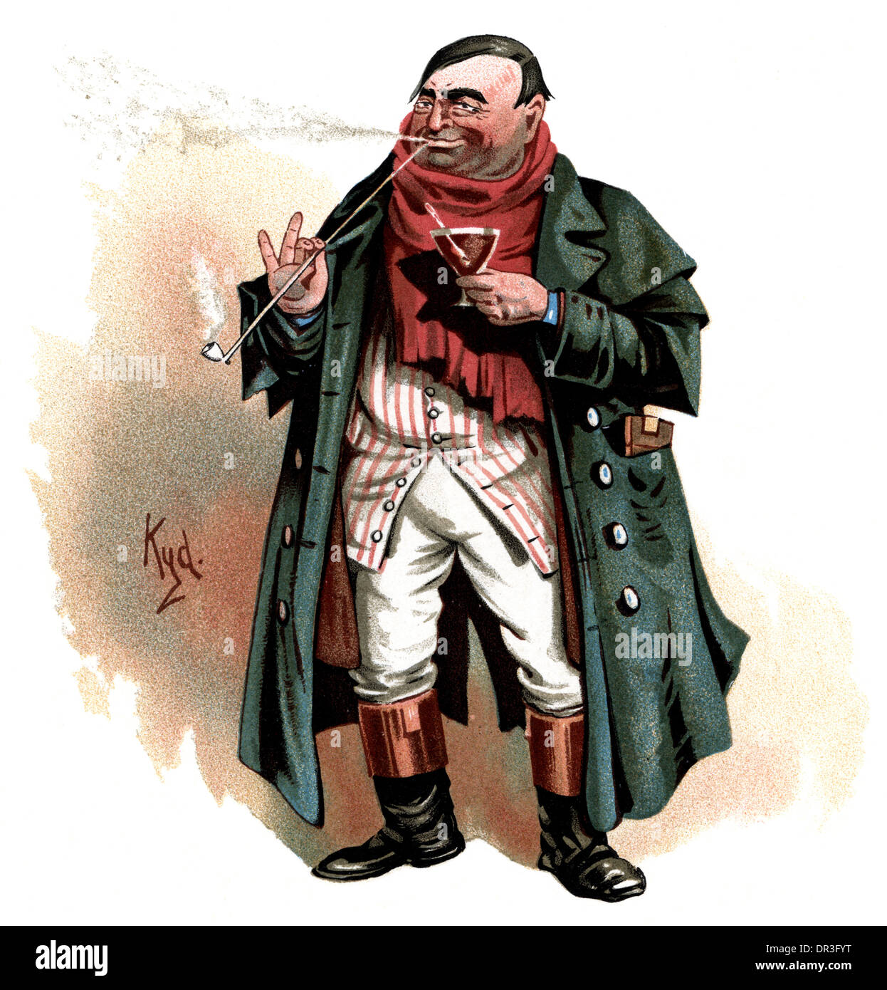 Mr Weller Sr. Dickens character Stock Photo - Alamy