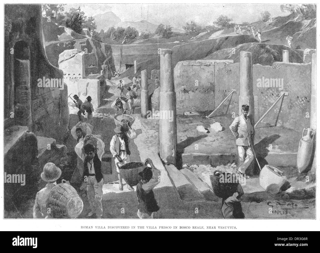 ITALY VILLA FOUND Stock Photo - Alamy