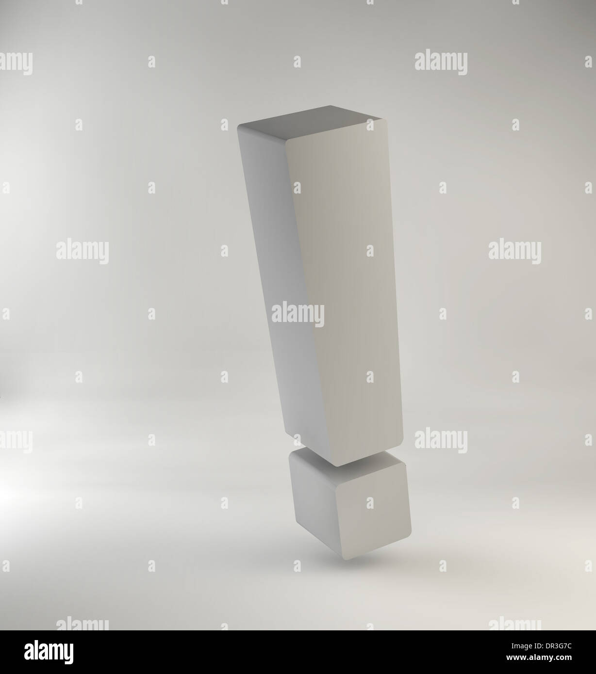 Abstract picture of huge exclamation mark Stock Photo - Alamy