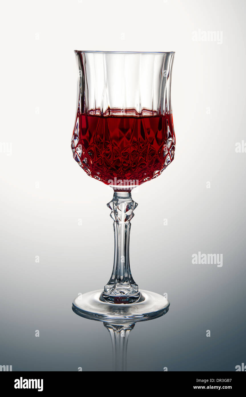 Red crystal glass hi-res stock photography and images - Alamy