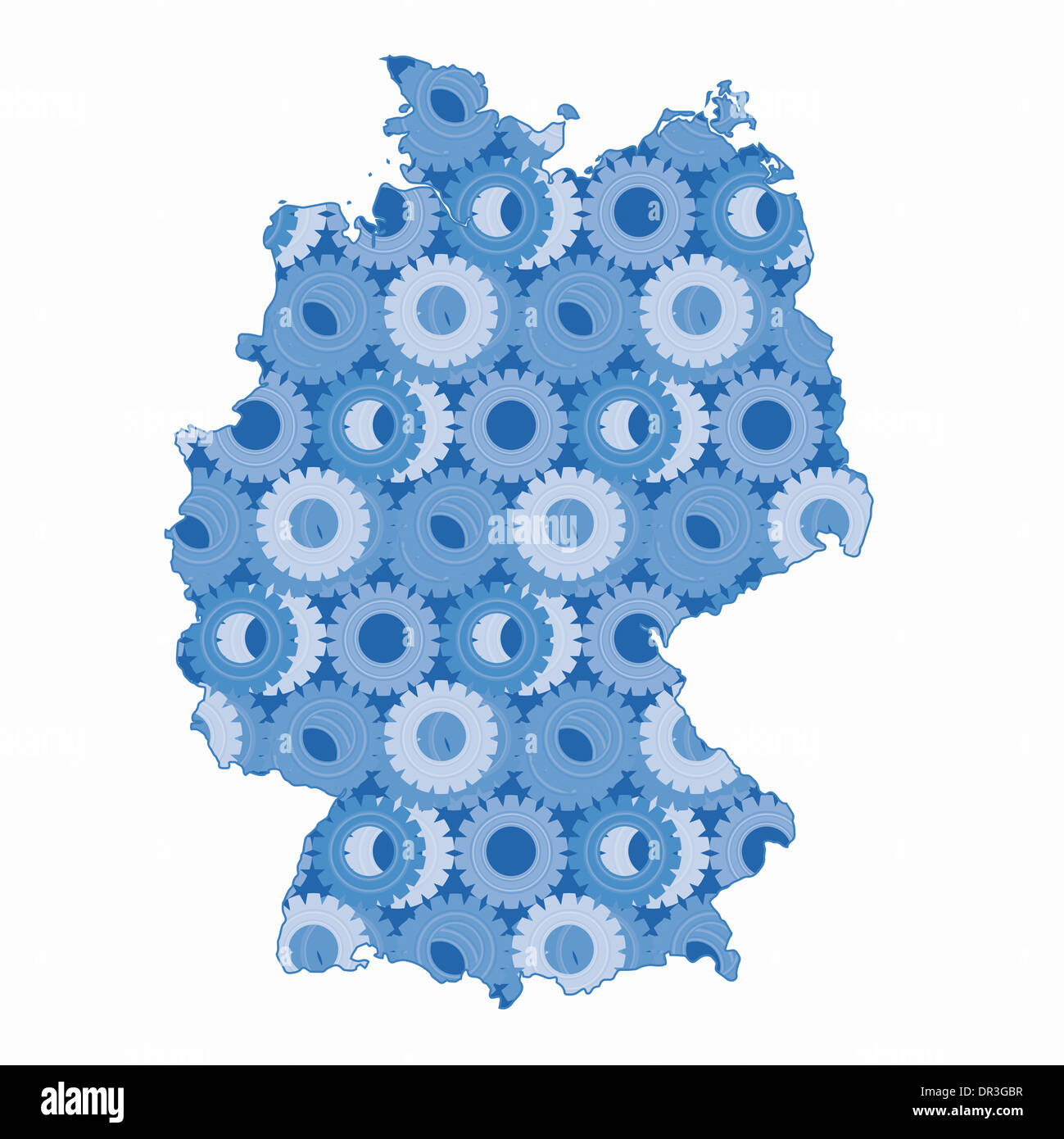 Germany business map hi-res stock photography and images - Alamy