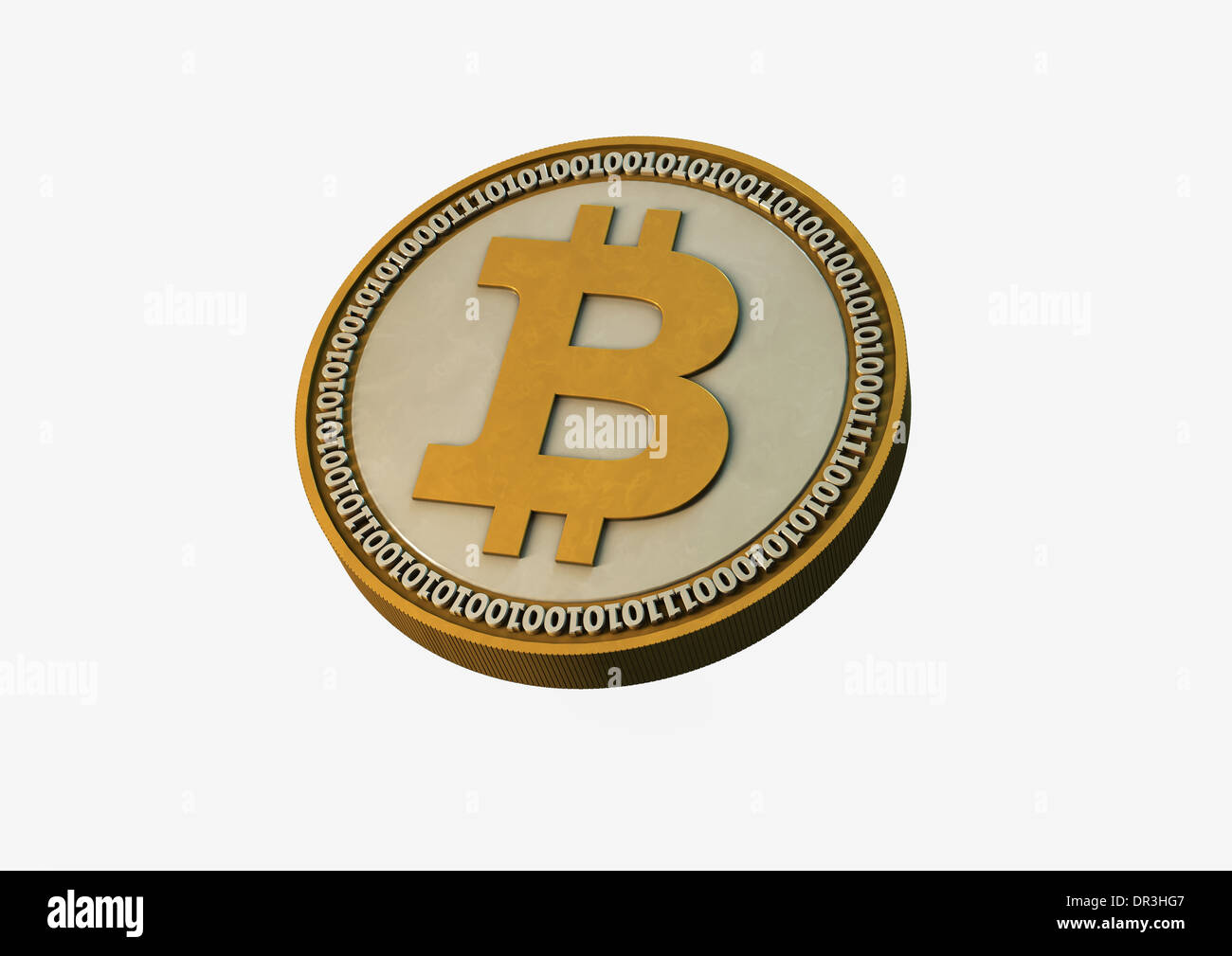 Gold bitcoin euro banknote Cut Out Stock Images & Pictures - Alamy