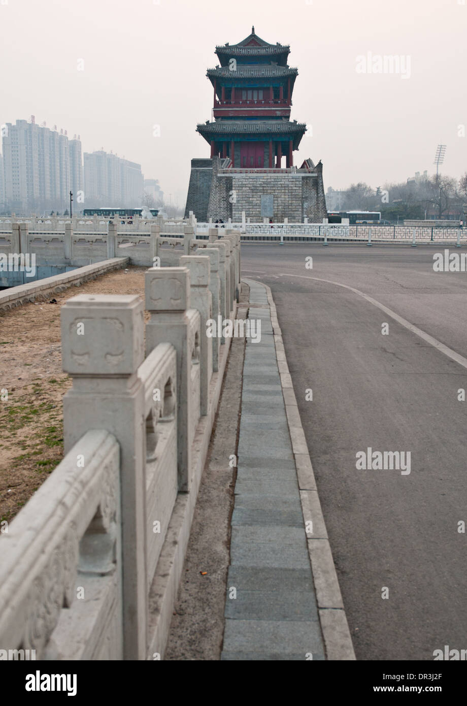 reconstructed Yongdingmen gate at Yongdingmennei Main Street, Dongcheng ...