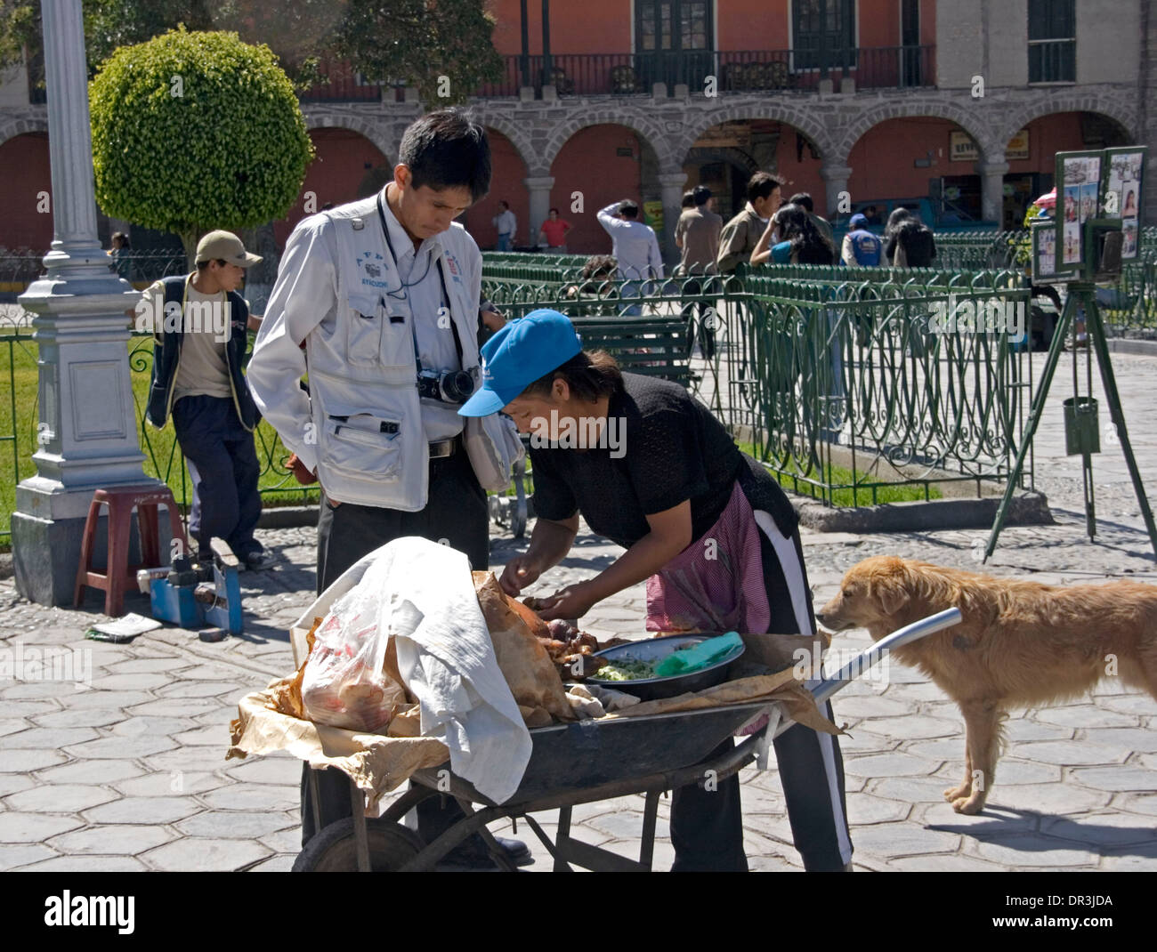 Peruvian street food hi-res stock photography and images - Alamy