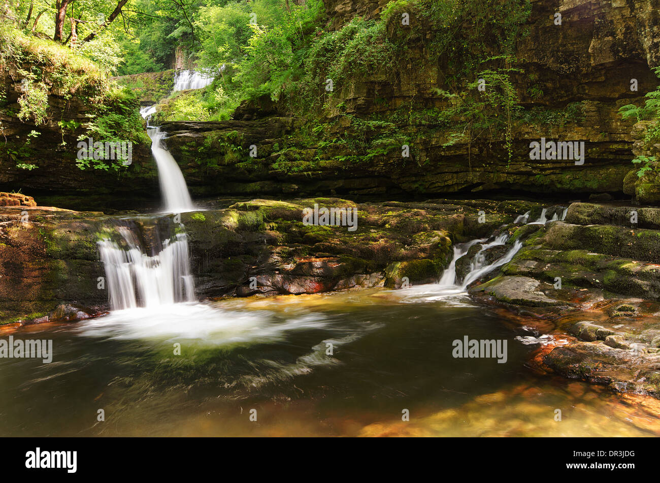 Brecon Beacon waterfall Stock Photo - Alamy